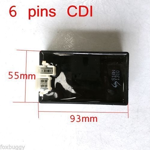 6 Pin CDI UNIT GY6 250CC KANDI KINROAD SAHARA Dune Buggy CF250 ENGINE ...