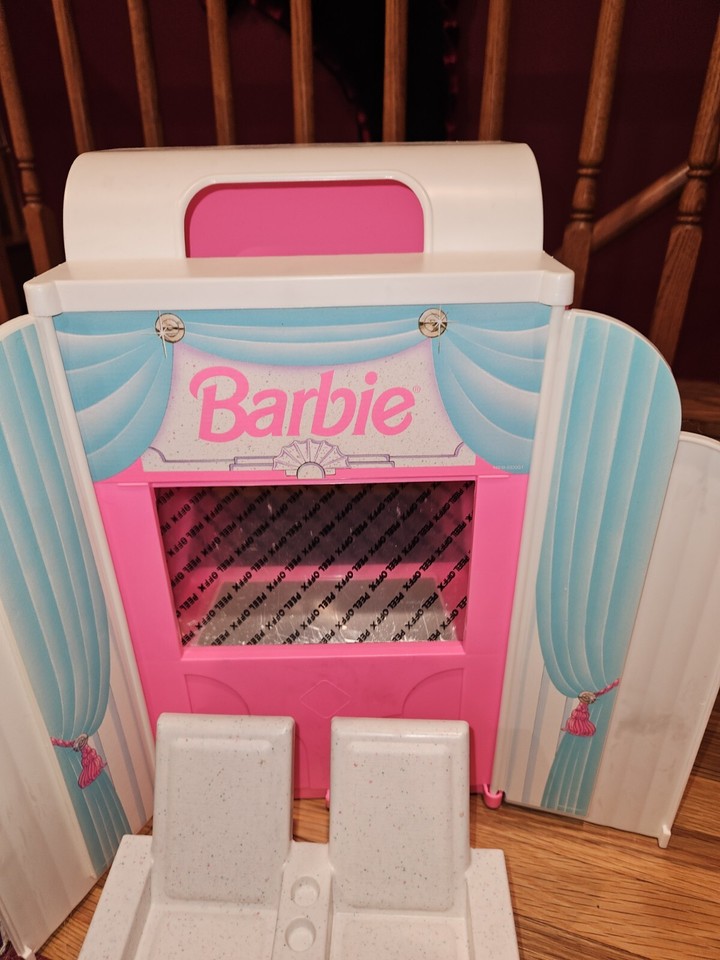 New 1995 BARBIE Vintage MOVIE THEATRE with Magical Screen Missing~ One ...