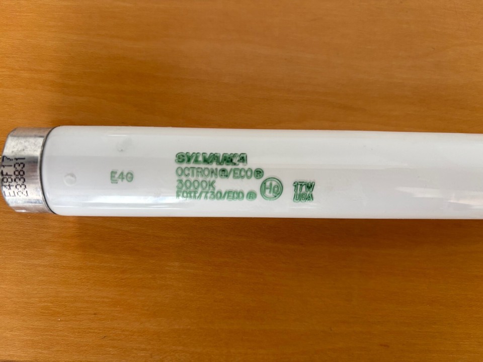 (4-Pack) Sylvania FO17/830/ECO 17W 24" T8 17W 3000K Fluorescent Lamp ...