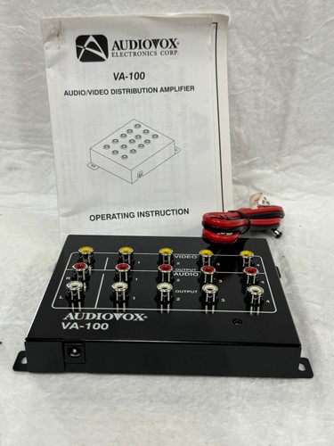 Audiovox 12-Volt DC Audio/Video Distribution Amplifier | eBay