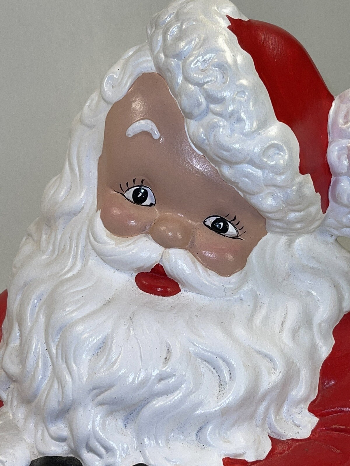 Vintage Mr and Mrs Santa Claus Atlantic Mold Ceramic Figures Large 14 ...