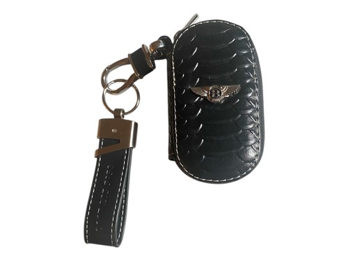 Genuine Leather Key Fob Case Holder Cover for Bentley Continental GT ...