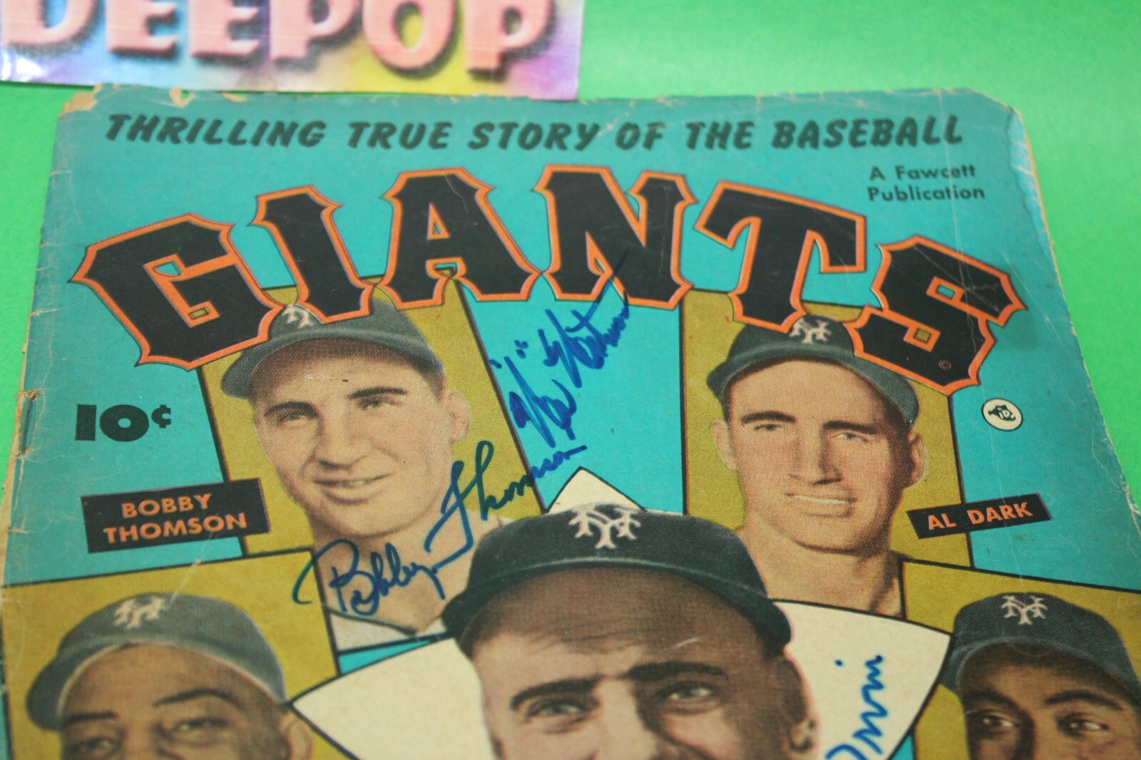 New York Giants Baseball Original 1952 Rare 5 Player Signed Booklet ...