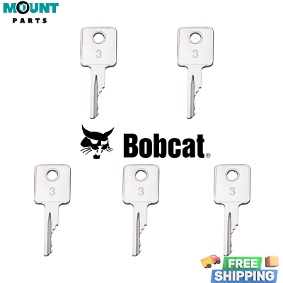 5 Ignition Key For Bobcat Skid Steer Loaders and Mini Excavators ...