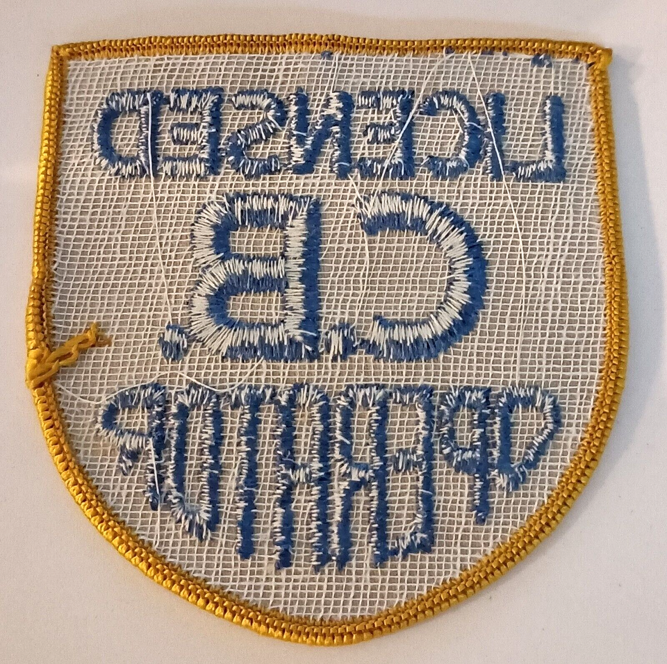 Retro Licensed CB Operator Convey Era Trucker Blue Patch New NOS 1970s ...