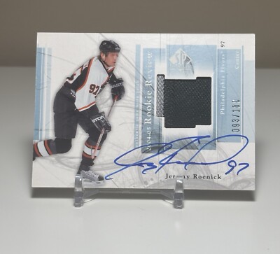 2004-05 SP Authentic Rookie Review Jeremy Roenick Auto Patch /100 | eBay