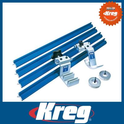Kreg Aluminum Precision Trak Measurement Tool & Metric Stop System Kit ...