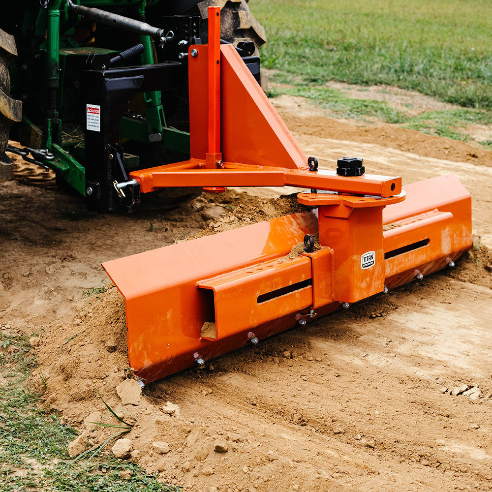 Titan Attachments 3 Point 6 FT Manual Rear Blade For Grading And ...