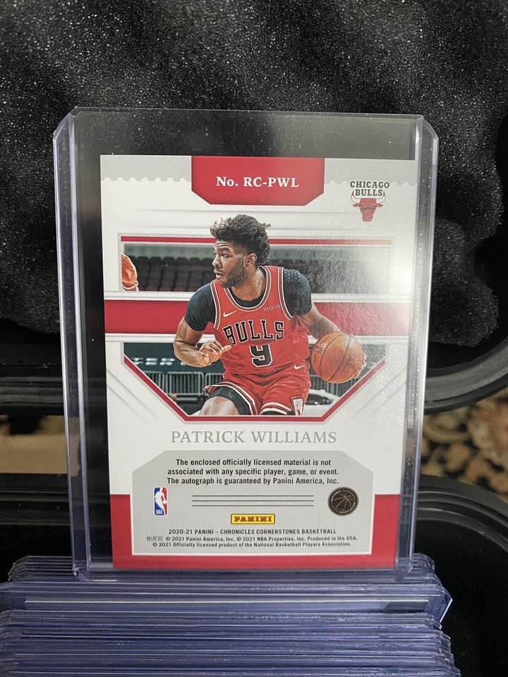2020-21 Panini Chronicles Patrick Williams rookie card auto patch RC ...