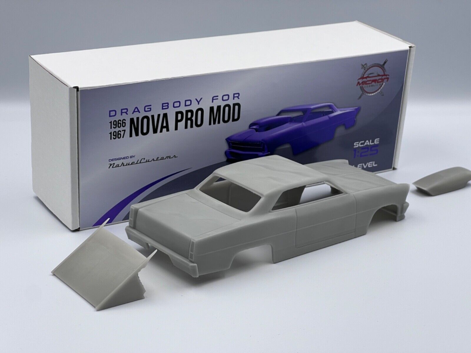Chevy Nova Pro Mod 1966 Drag Dragster Body Scales 1/25 and 1/16 | eBay
