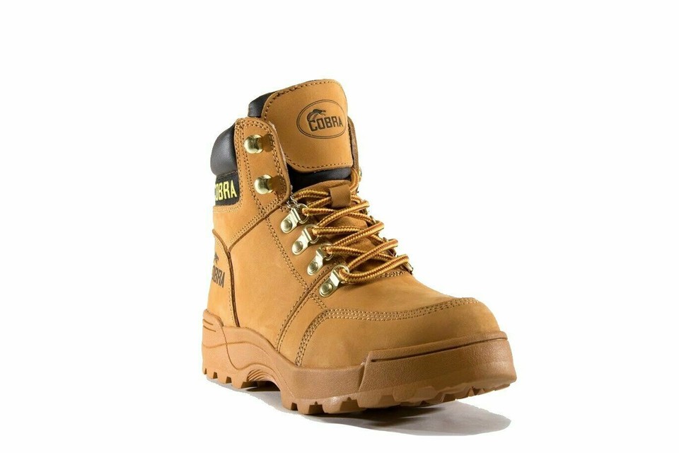 Men Cobra Plus Genuine Construction Work Boot Tan C707 Goodyear Welt ...