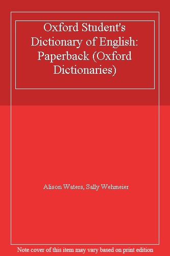 Oxford Student's Dictionary of English: Paperback (Oxford Dictionaries ...