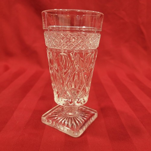 VGC - Imperial Glass Cape Cod Crystal Square Footed Water Goblet 5 ...