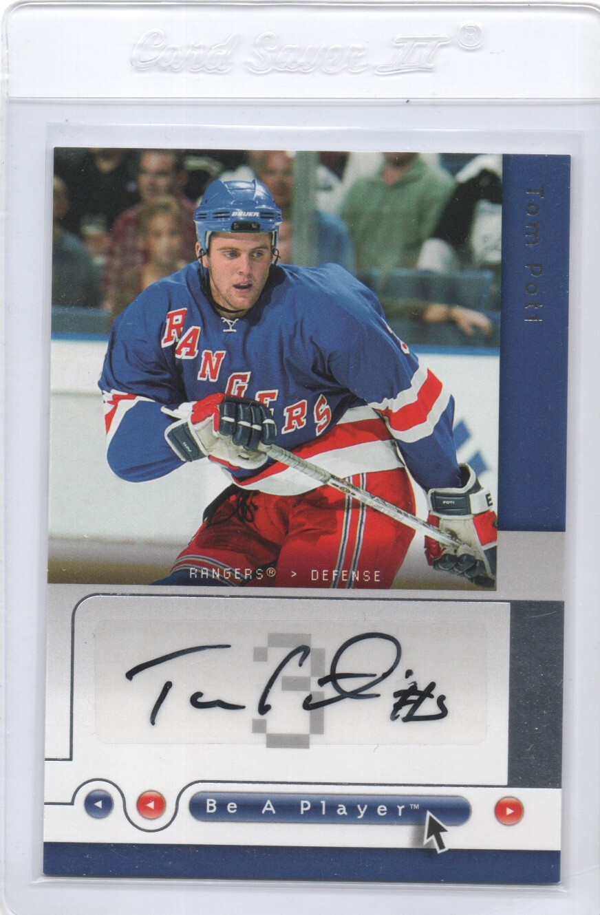 2005-06 Upper Deck Be a Player - Sp Signatures Tom Poti #TP (AU) for ...