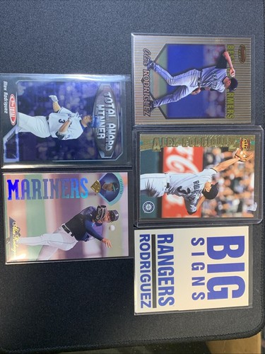 Alex Rodriguez Baseball Card Lot - 5 Cards Total | eBay