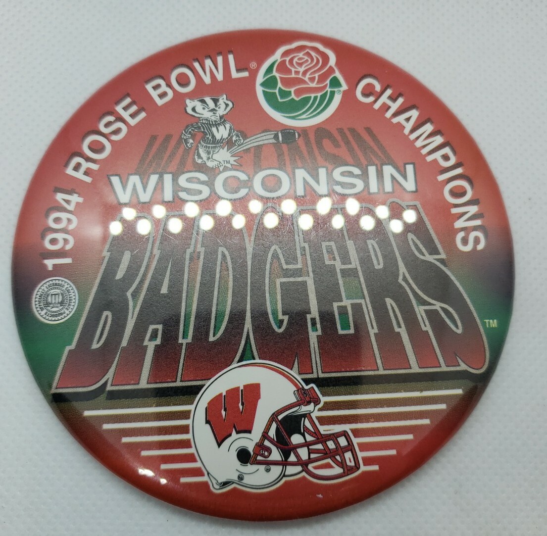 1994 Wisconsin Badgers Rose Bowl Champions Pin | eBay