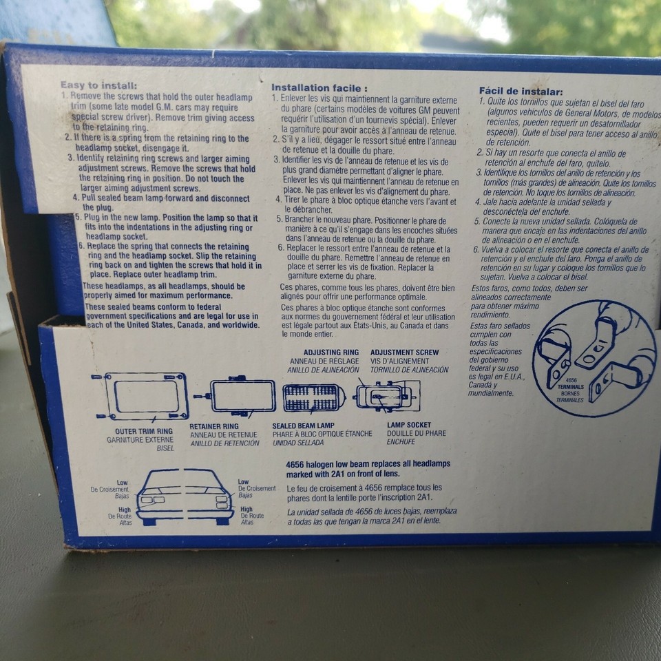 WAGNER HALOGEN H4656 HEADLAMP LOW BEAM REPLACES 4656 | eBay