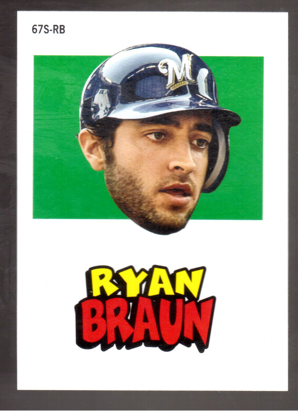 2012 TOPPS ARCHIVES #67S-RB RYAN BRAUN STICKER | eBay
