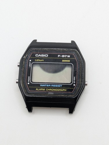 Vintage Casio F-87W Digital Watch Movement For Parts / Repairs 33.95mm ...