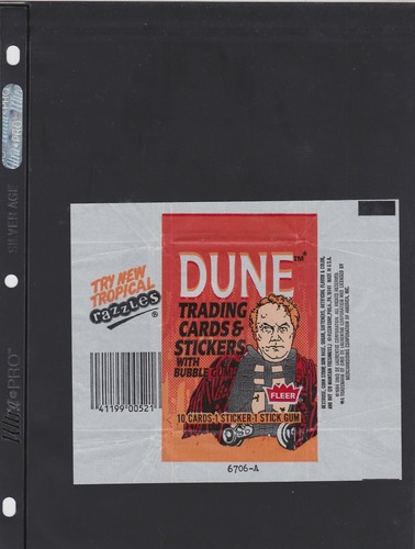 1984 DUNE TRADING CARD WRAPPER | eBay