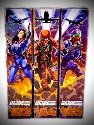 GI JOE HASLAB CLASSIFIED WILD WEASEL, BARONESS, & GUNNER 3-FIGURE LOT ...
