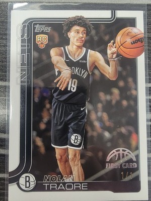 2025-26 Topps Flagship Basketbal - Nolan Traore 1/1 🔥 ROOKIE FIRST CARD ...