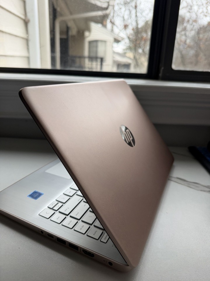 HP Rose Gold Notebook/Laptop Intel Celeron HDMI USB SD Card Built-in ...