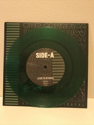 The Cryptics Leads To Betrayal Hand Numbered 188/200 Colored 7" Vinyl ...