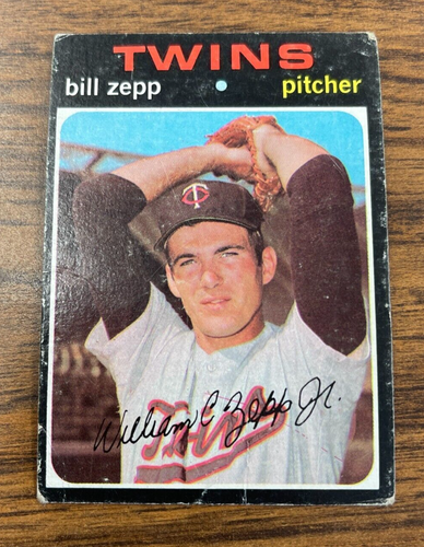 1971 TOPPS # 271 BILL ZEPP MINNESOTA TWINS | eBay