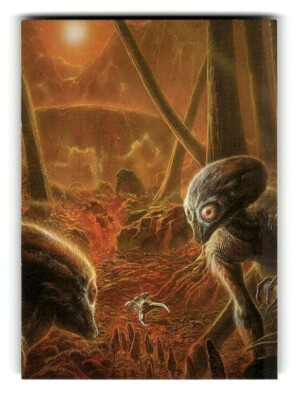 1995 FPG Bob Eggleton Fantasy Collectible Card #43 Primitive Aliens | eBay