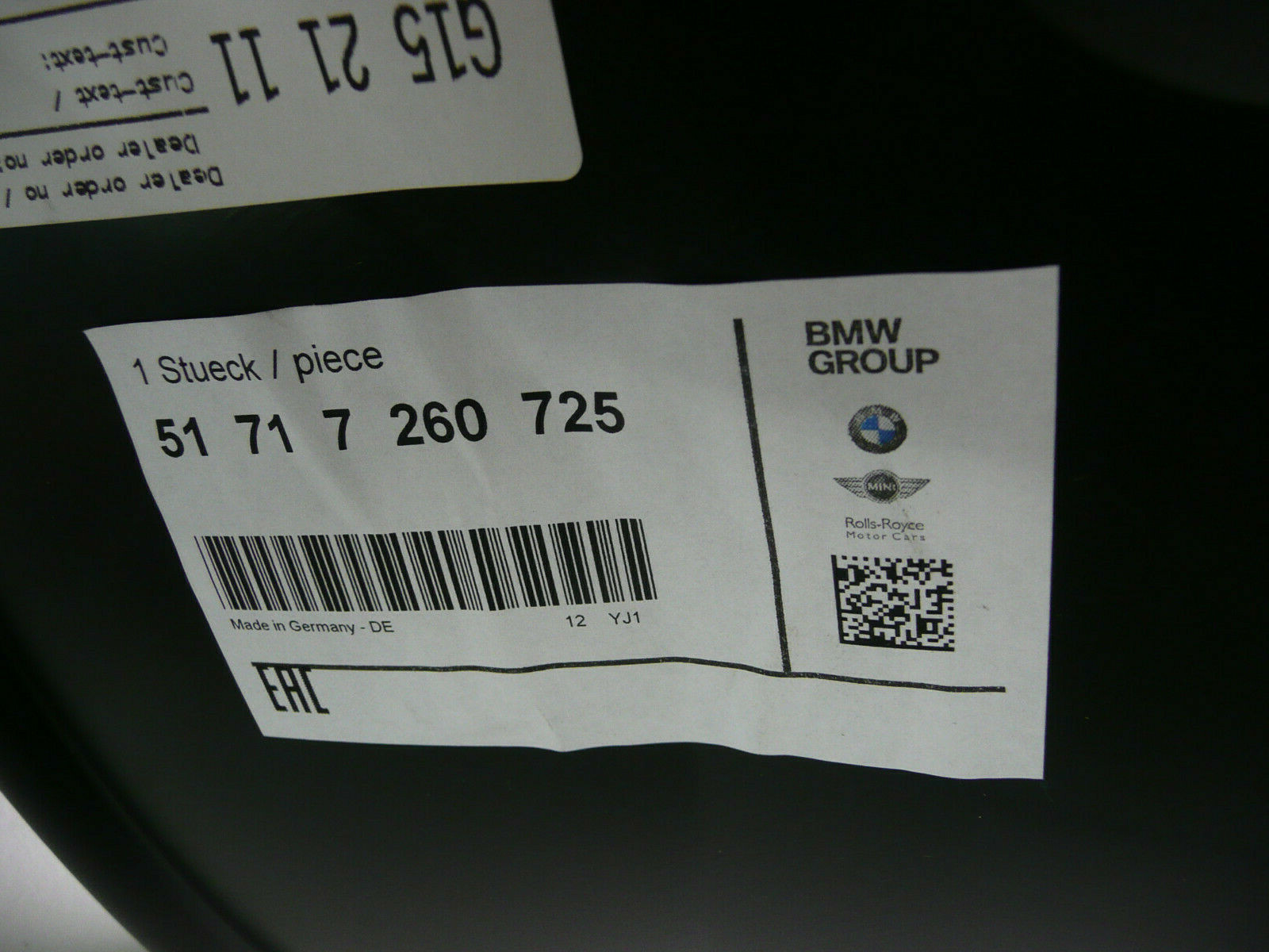 NEW GENUINE BMW F30 F31 & LCI COVER WHEELHOUSING FRONT LEFT 51717260725 ...