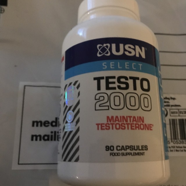 USN Select Testo 2000 Capsules Gym Weight Gain Bodybuild 90 Capsules ...