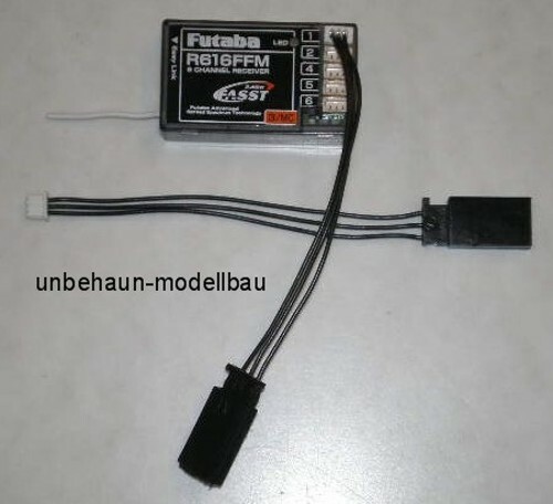 Adapter Kabel für Futaba 2,4Ghz Empfänger R616FFM Adapterkabel | eBay.de