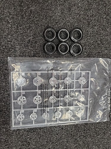 1968 68 Pontiac Firebird 400 Revell 1/25 Model Wheels Tires Slicks Drag ...