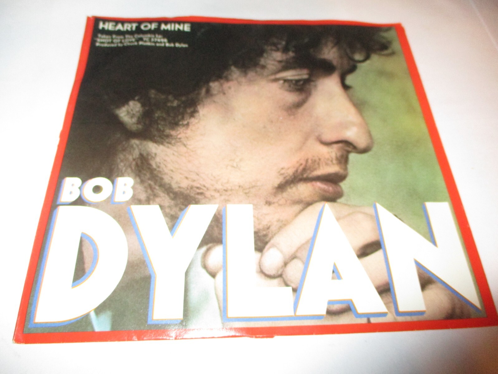 1981 BOB DYLAN Heart Of Mine US Picture Sleeve 7" Columbia 18-02510 Non ...