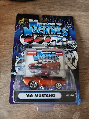 Muscle Machines 66 Ford Mustang NIP 01-34 1966 2001 NEW | eBay