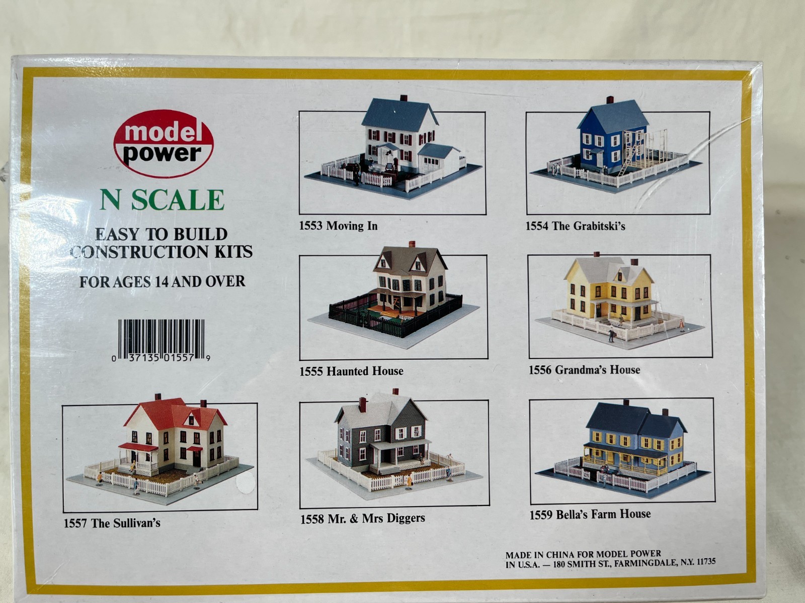 MODEL POWER / LIFE LIKE N SCALE FOUR PLASTIC MODEL KITS LOT 2 | eBay