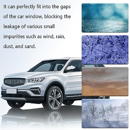 Universal Car Window Seal Strip with Adhesive Backing,V-Shape Soudproof ...