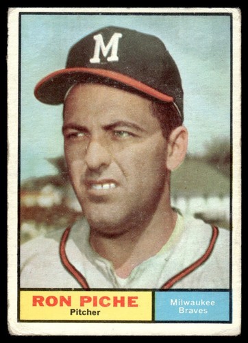 1961 Topps Ron Piche Rookie Milwaukee Braves #61 | eBay