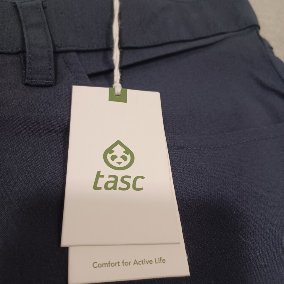 Tasc Motion Pants Mens 32x30 Tailored Fit Blue Golf Performance Casual ...