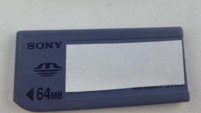 Original SONY MSA-64A Memory Stick Card Speicherkarte 64 MB Made in ...