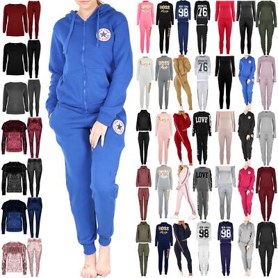 Ladies Womens Loungewear New York All Stars Front Pockets Hoodie Zip ...