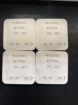 NEW ETA WATCH REPAIR CIRCUIT 251.265. MULTIPLE Available | eBay