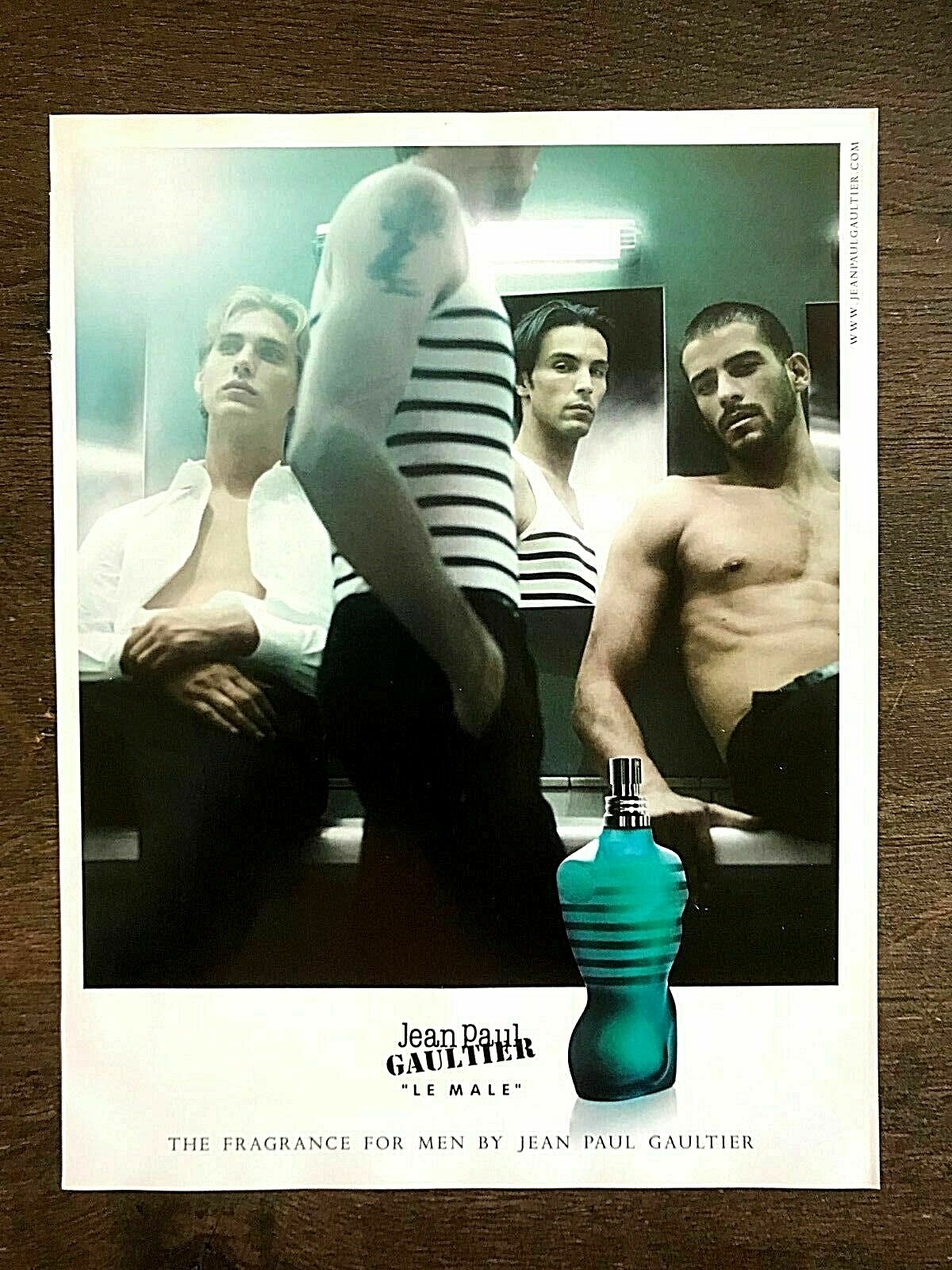 2008 GQ Magazine not Vogue Art Advert Ad Picture Le Male Jean Paul ...