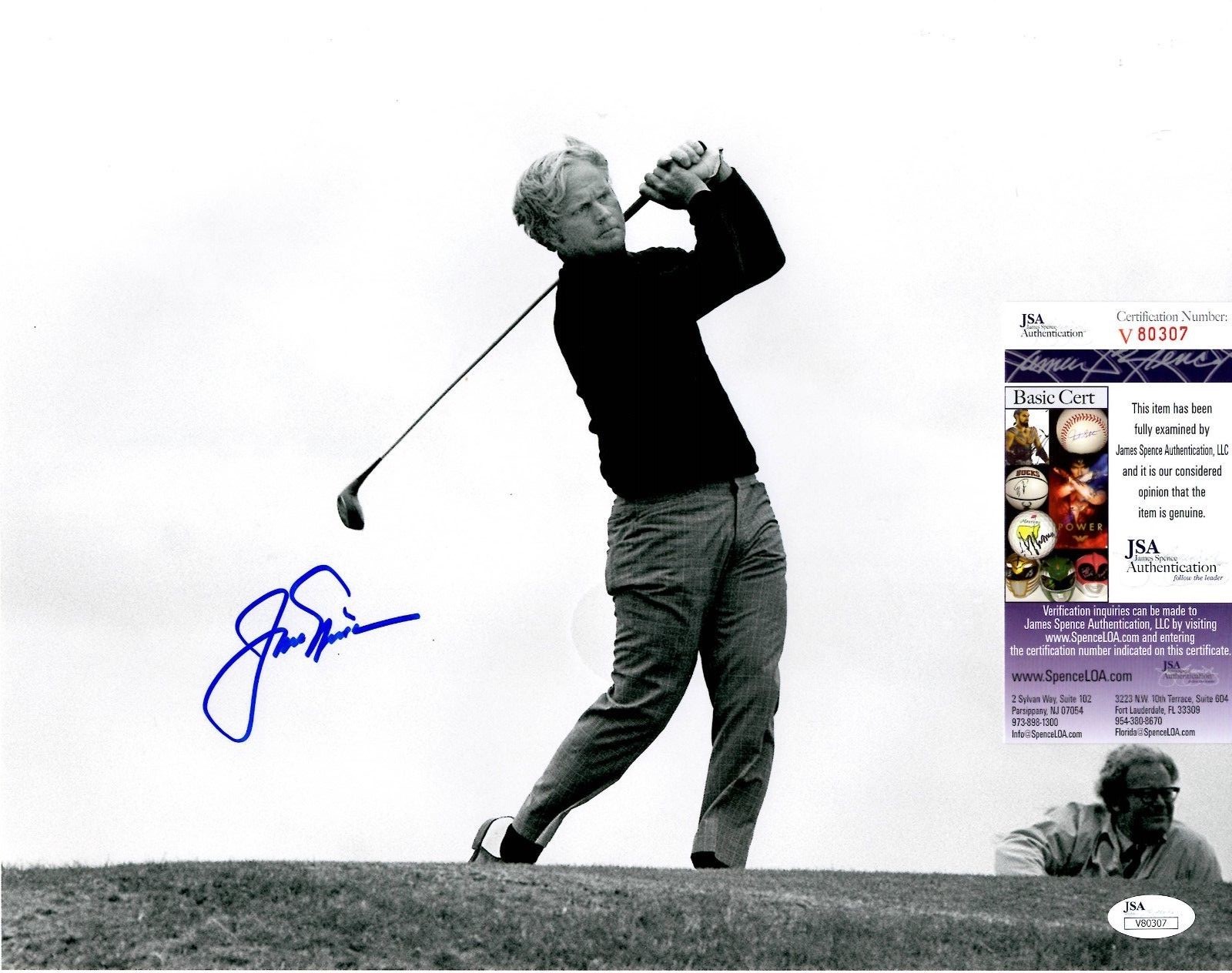 Jack Nicklaus Golf Memorabilia & Signed Golf Collectibles