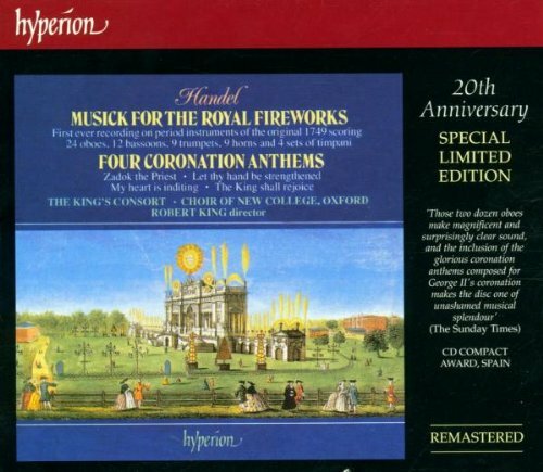 Handel: Music for the Royal Fireworks - CD WDVG The Fast Free Shipping ...
