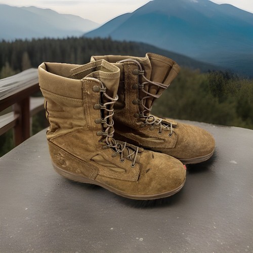 USMC Belleville Coyote Desert Steel Toe Combat Boots Size 11 | eBay