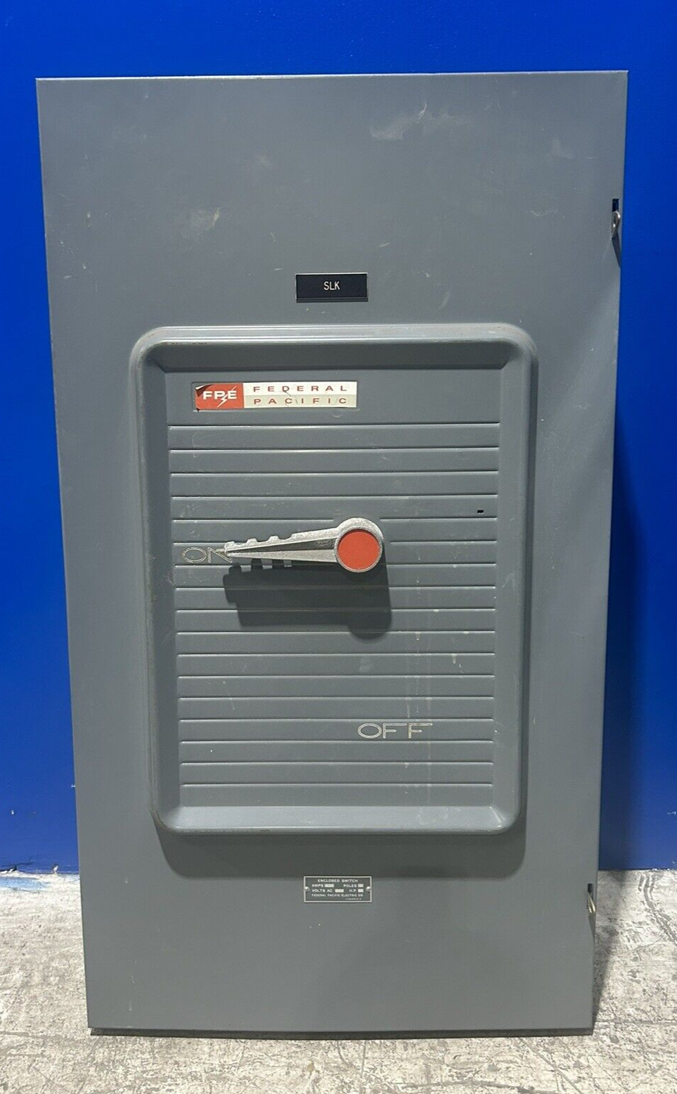 FPE Fusible Enclosed Switch 400 Amp 600v 3P 100HP Q1436 Type A 🟦 | eBay