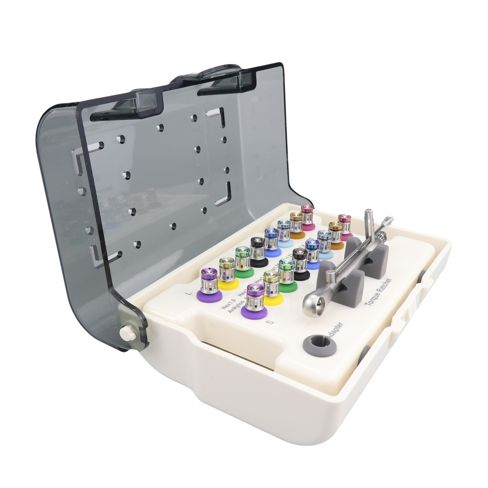 Universal Dental Prosthetic Kit Implant Handle Control Torque 16 ...