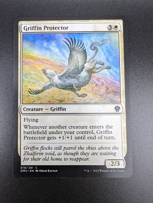 Magic the Gathering GRIFFIN PROTECTOR Dominaria United #18 | eBay